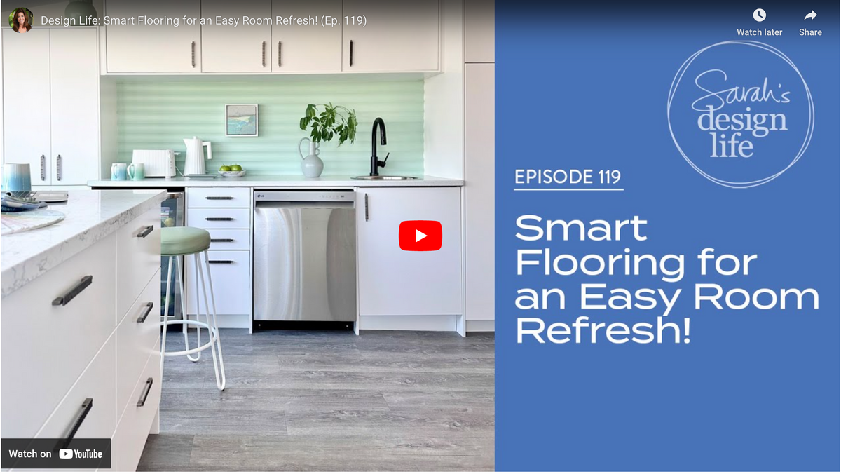 DESIGN LIFE: SMART FLOORING FOR AN EASY ROOM REFRESH! (EP. 119) | Sarah ...