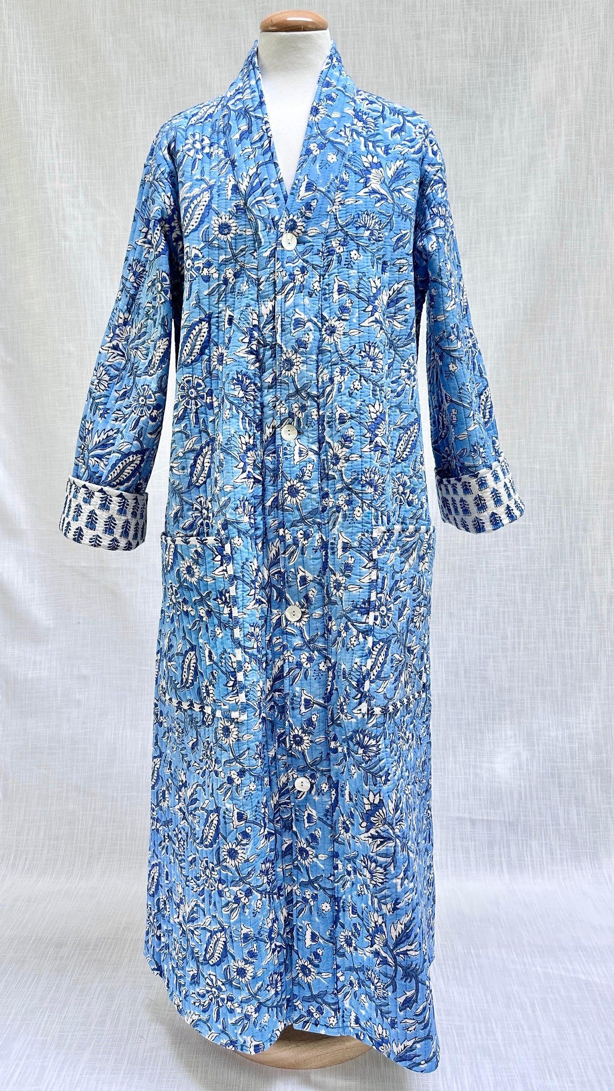 Button-Up Robe - Cobalt | Sarah Richardson Design