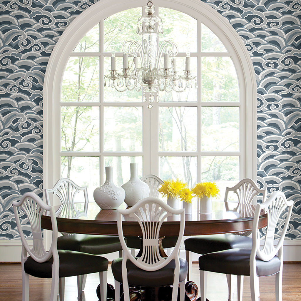 Decowave Denim Wallpaper | Sarah Richardson Design
